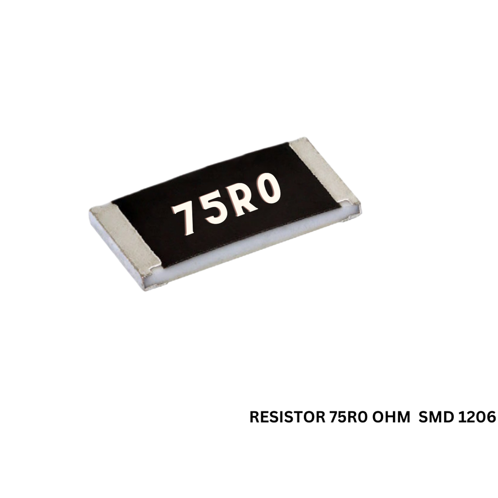 DanounTech - Buy Resistor 75R0 SMD 1206 ® online at best price in Lebanon!